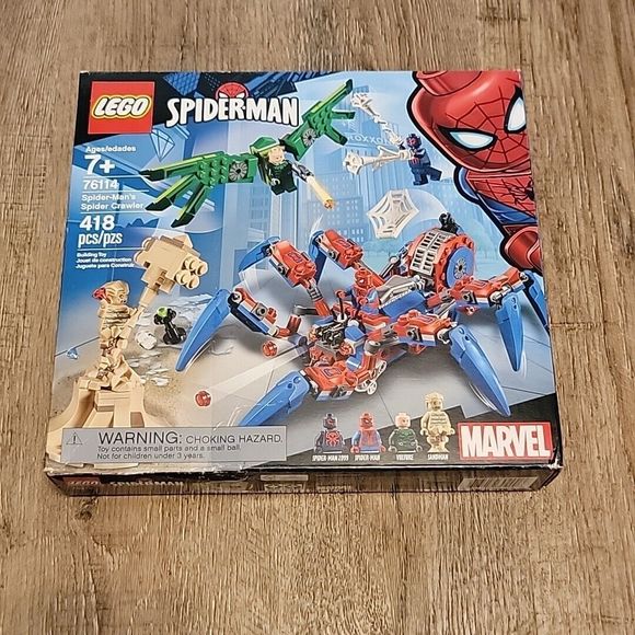 Lego | Toys | Lego 7614 Spiderman Marvel Spidermans Spider Crawler ...